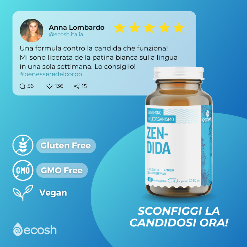 CANDIDOSI e CANDIDA : cos’è, sintomi, come curarla – Ecosh